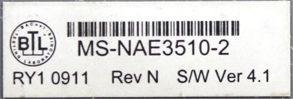 Johnson Control Metasys NAE35 Ver 4.1 - Türkiyenin PLC Tedarikçisi ...
